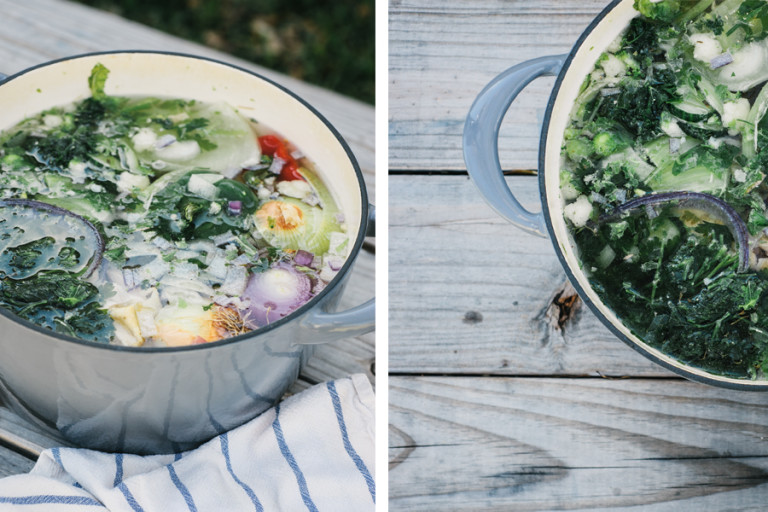 homemade broth | a beginning lesson in economy - Cloistered Away