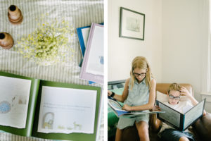 printing childhood artwork + homeschool notebooks - Cloistered Away
